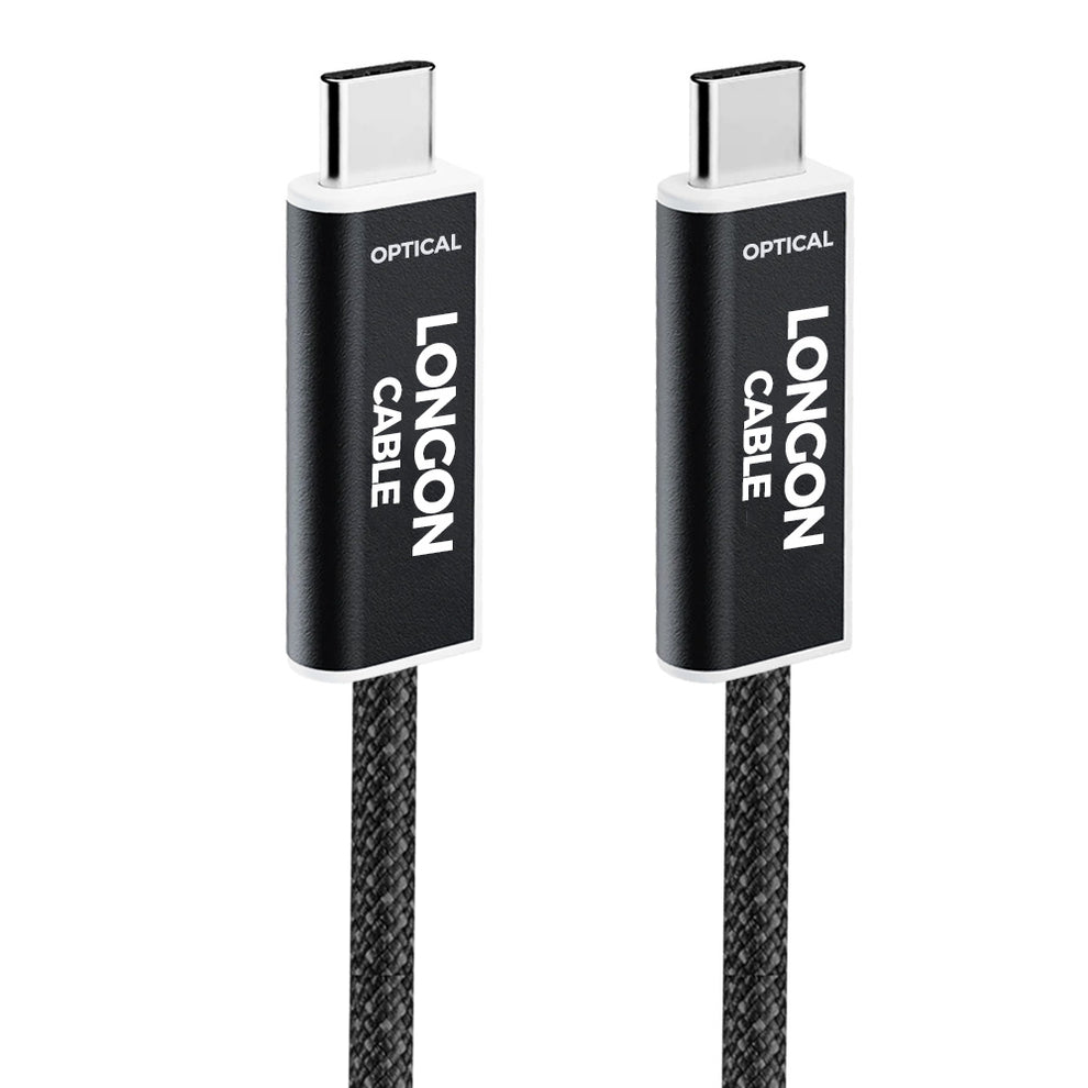 LONGON CABLE USB4 Active Optical Fiber Cable AOC USB4 Compatible with ...