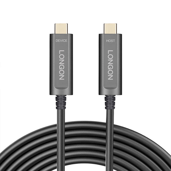 LONGON USB 3.1 Type C Active Optical Fiber Cable Lightspeed Compatible ...